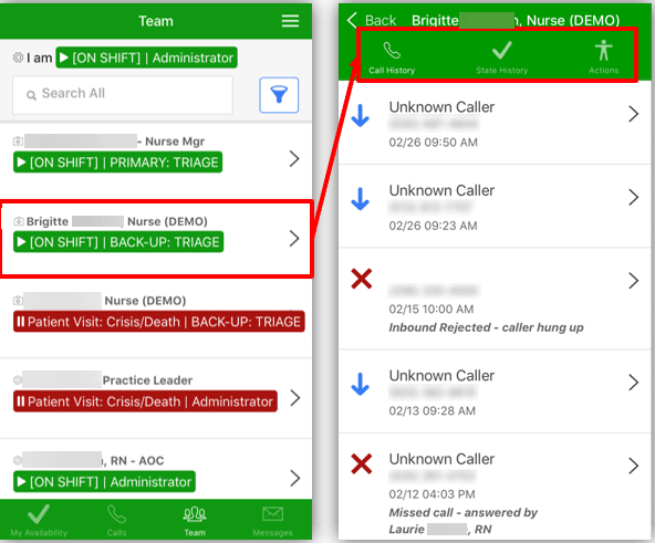 Admin Features in Total Triage App Team Page-0