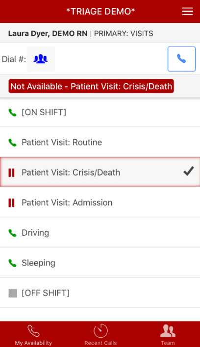 Selecting an Assignment