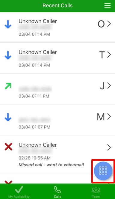 IMPORTANT: This only applies if you have access to Outbound Dialing as ...